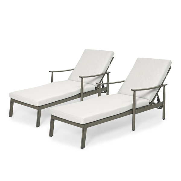Latitude Run® Raik Outdoor Aluminum Chaise Lounge Set | Wayfair