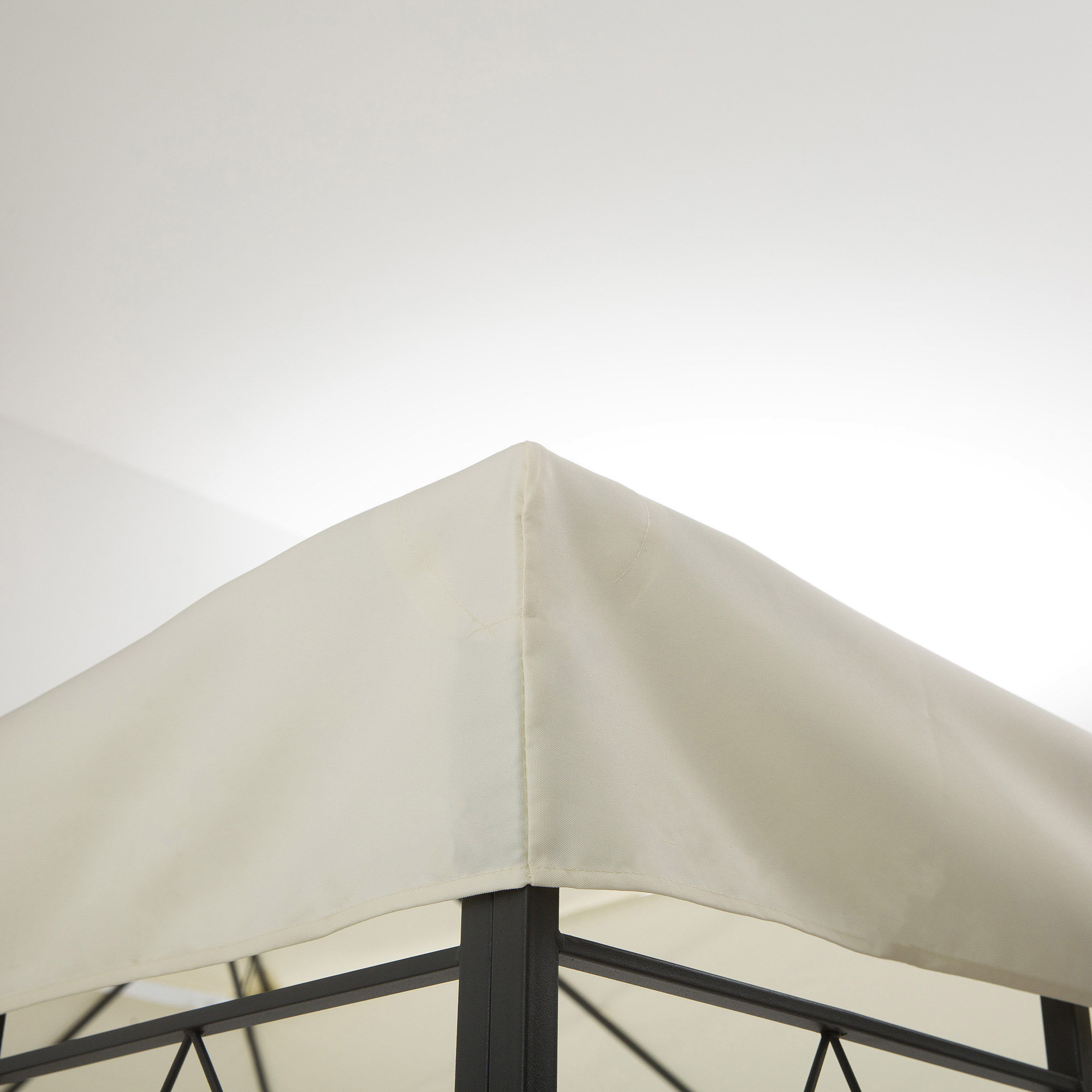 BVNECXP Gazebo Replacement Canopy, 2-Tier Top UV Cover For Outdoor ...