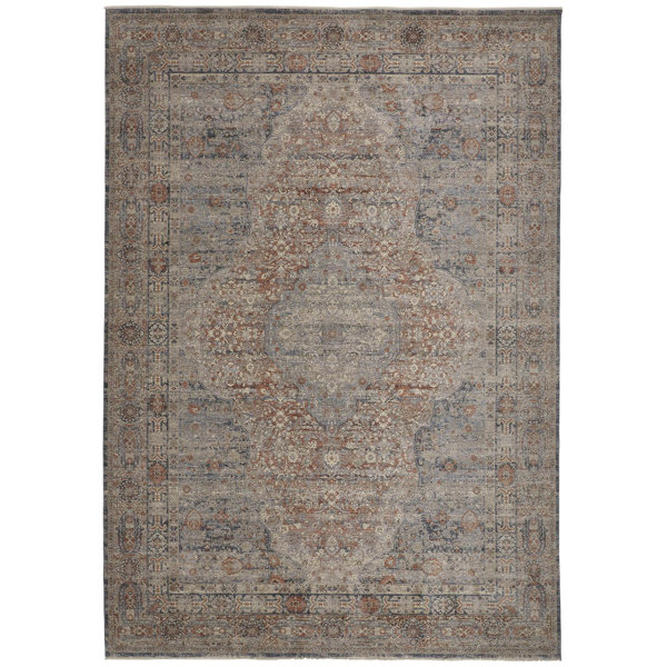 Langley Street Gilford Oriental Auburn Rust Area Rug - Wayfair Canada