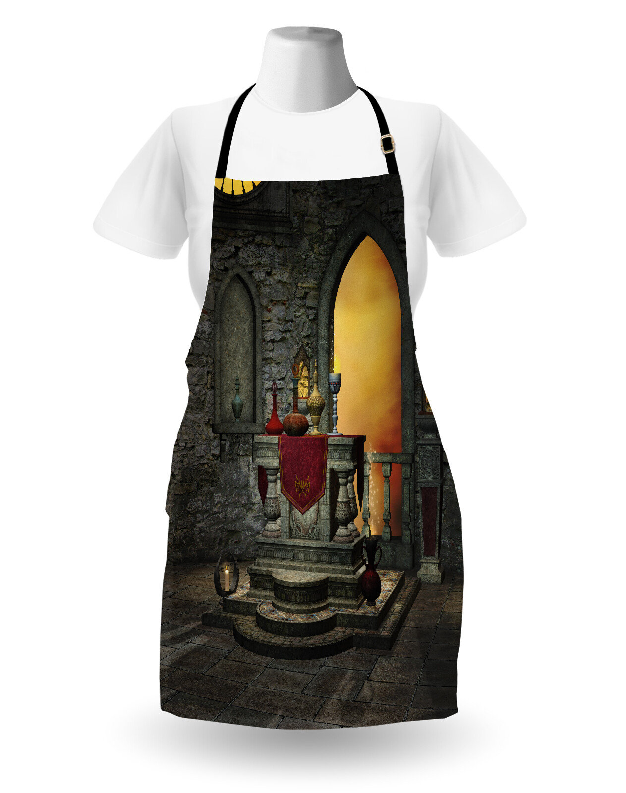 East Urban Home Gothic Apron Unisex, Altar Design, Adult Size, Reseda ...
