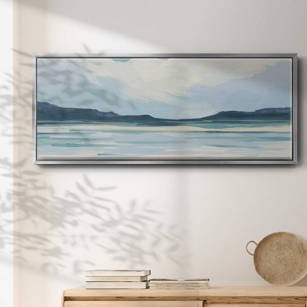 Wexford Home Cream Coastline II- Framed Canvas | Wayfair