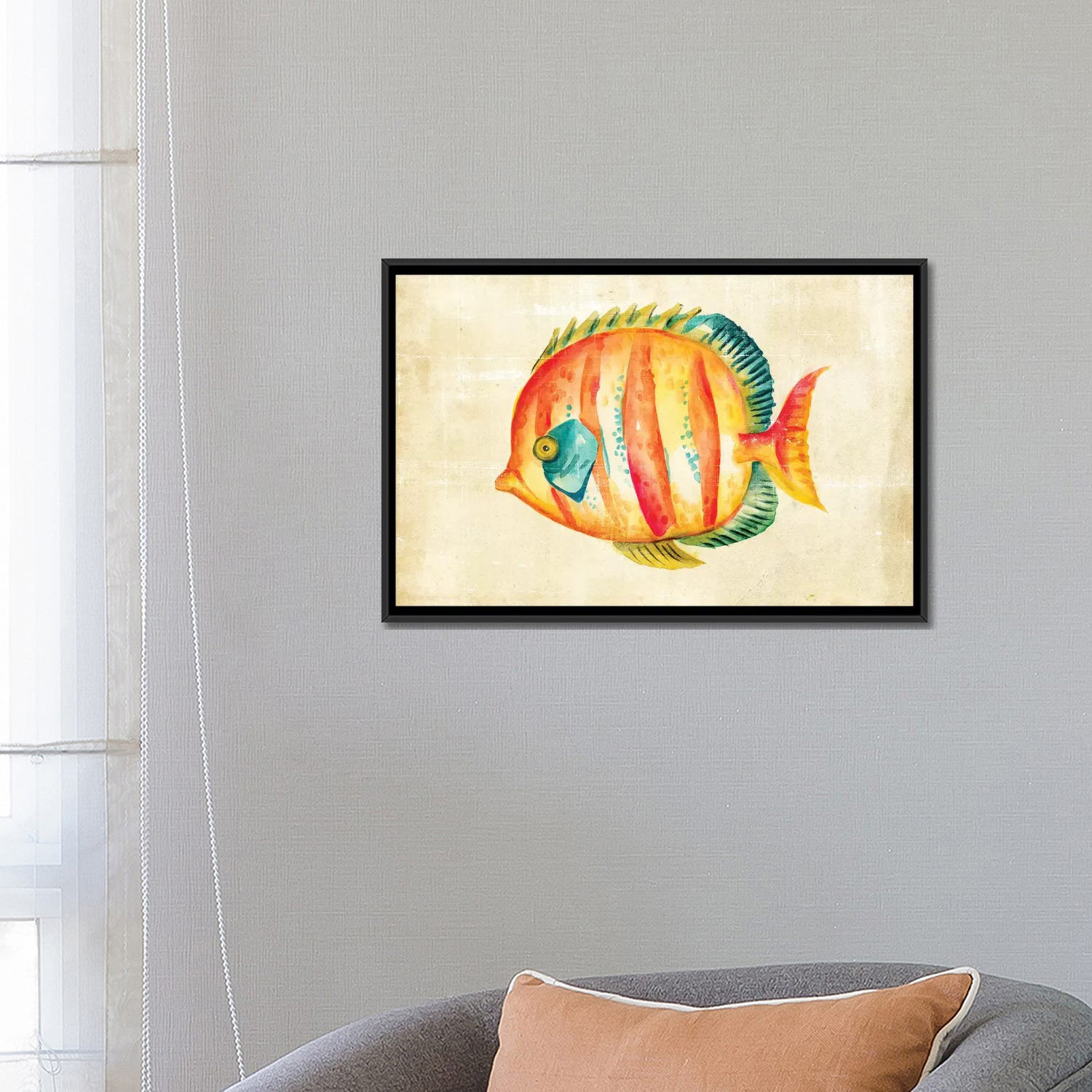East Urban Home «Aquarium Fish II» par Chariklia Zarris, reproduction ...