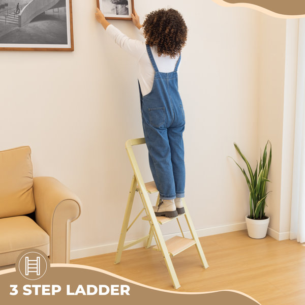 WFX Utility™ 3 - Step Aluminum Step Ladder | Wayfair