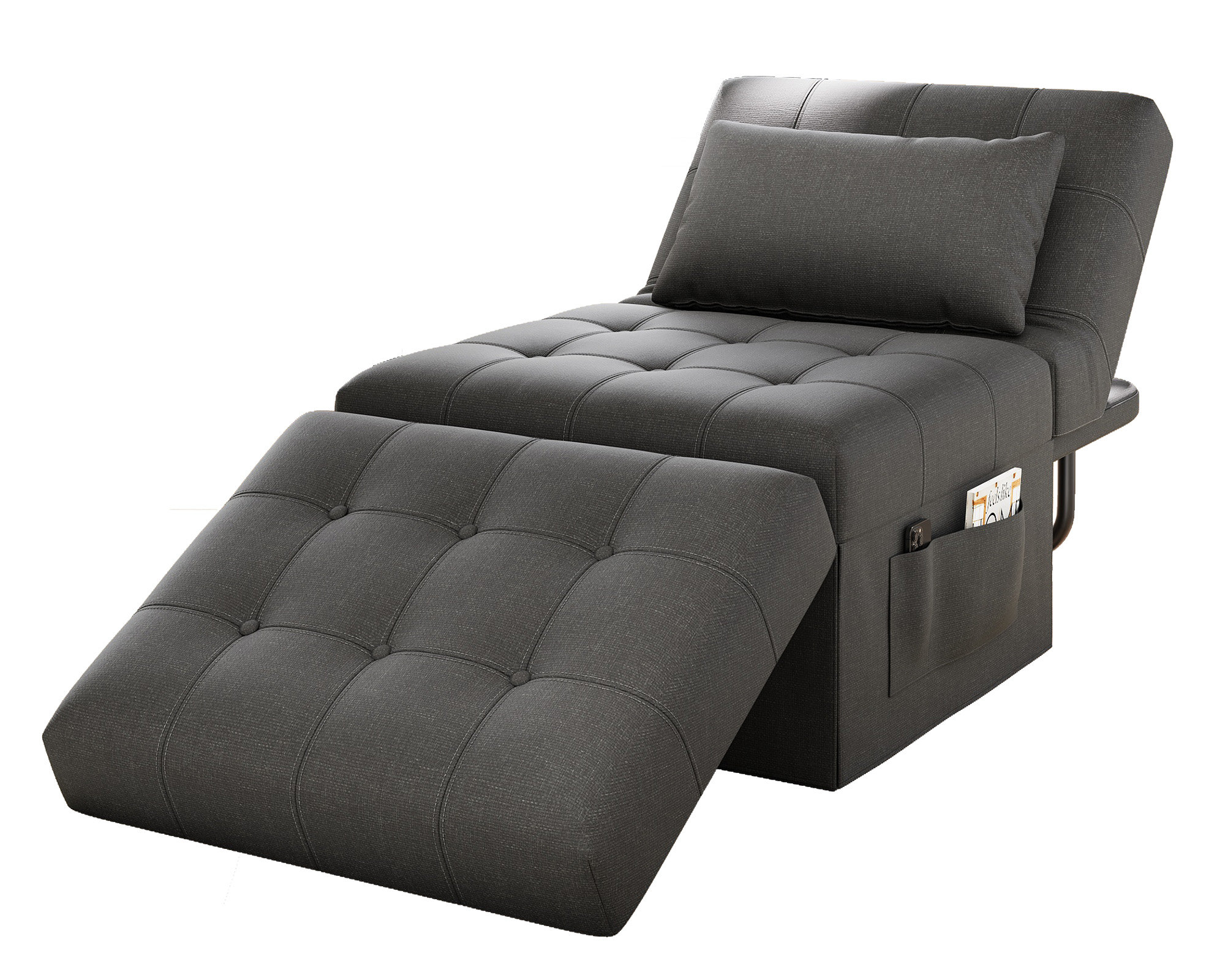 Ebern Designs 4 In 1 Folding Bed, Modern Sofa Bed With Ajustable ...