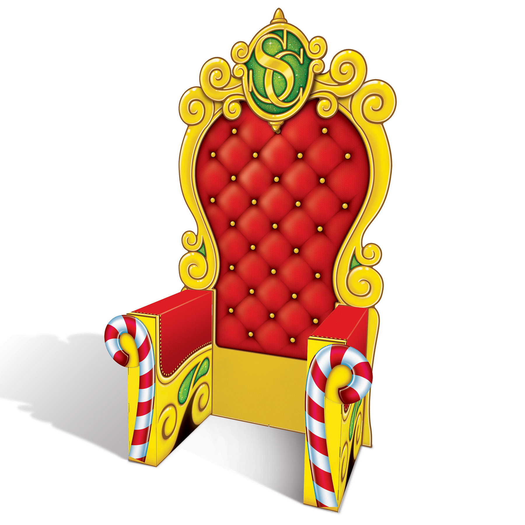 Rosdorf Park Christmas 3-D Santa's Throne Prop | Wayfair
