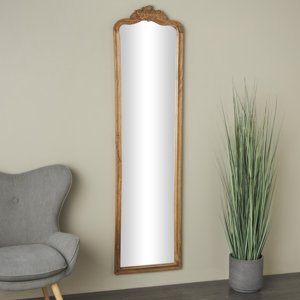 Astoria Grand Ameline Solid Wood Arch Wall Mirror | Wayfair