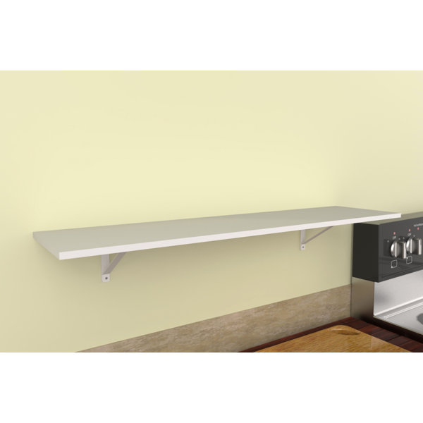 ClosetMaid Basic Wall Shelves Bracket Shelf & Reviews | Wayfair