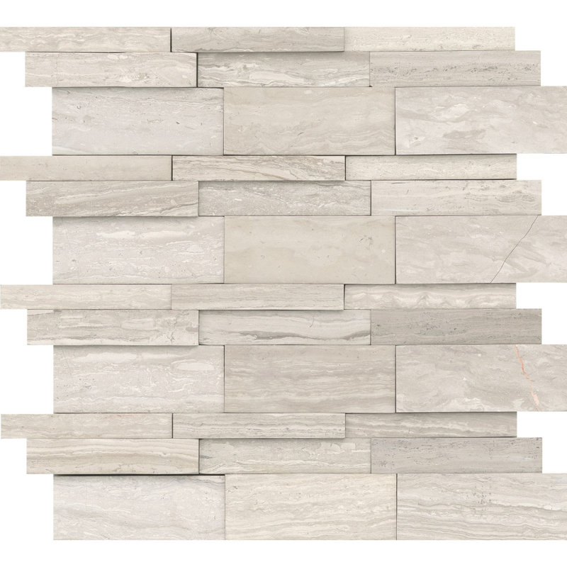 Emser Tile Metro Random Sized Limestone Mosaic Tile | Wayfair