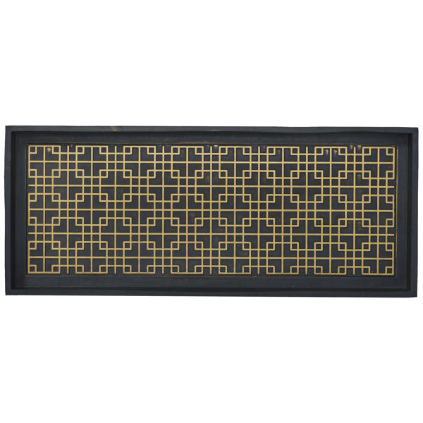 HFLT Logan Arrow 34in x 14in Non-Slip Outdoor Rubber Boot Tray | Wayfair