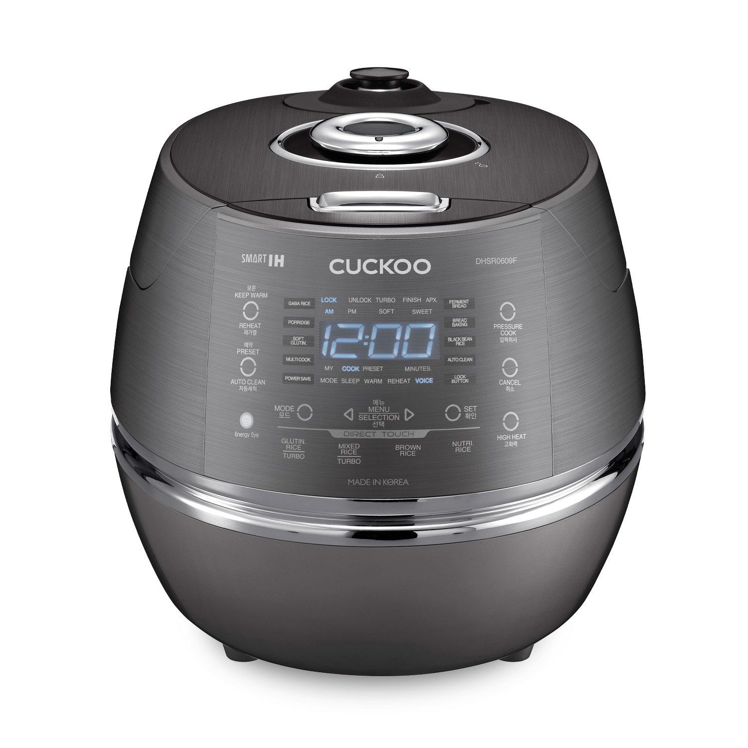 Cuckoo Electronics CUCKOO 6-Cup Induction Heating Pressure Rice Cooker with Nonstick Inner Pot ...