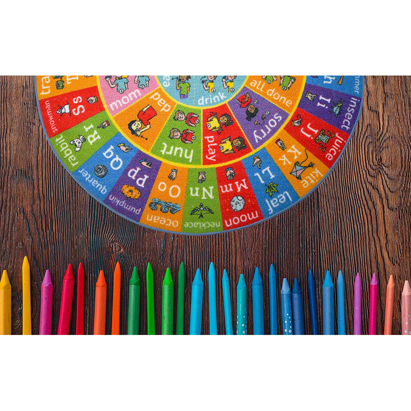 Zoomie Kids ABC Alphabet ASL Sign Language Learning Game Kids Circle ...