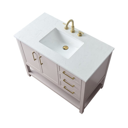 Luxury Single Sink Bathroom Vanities | Perigold