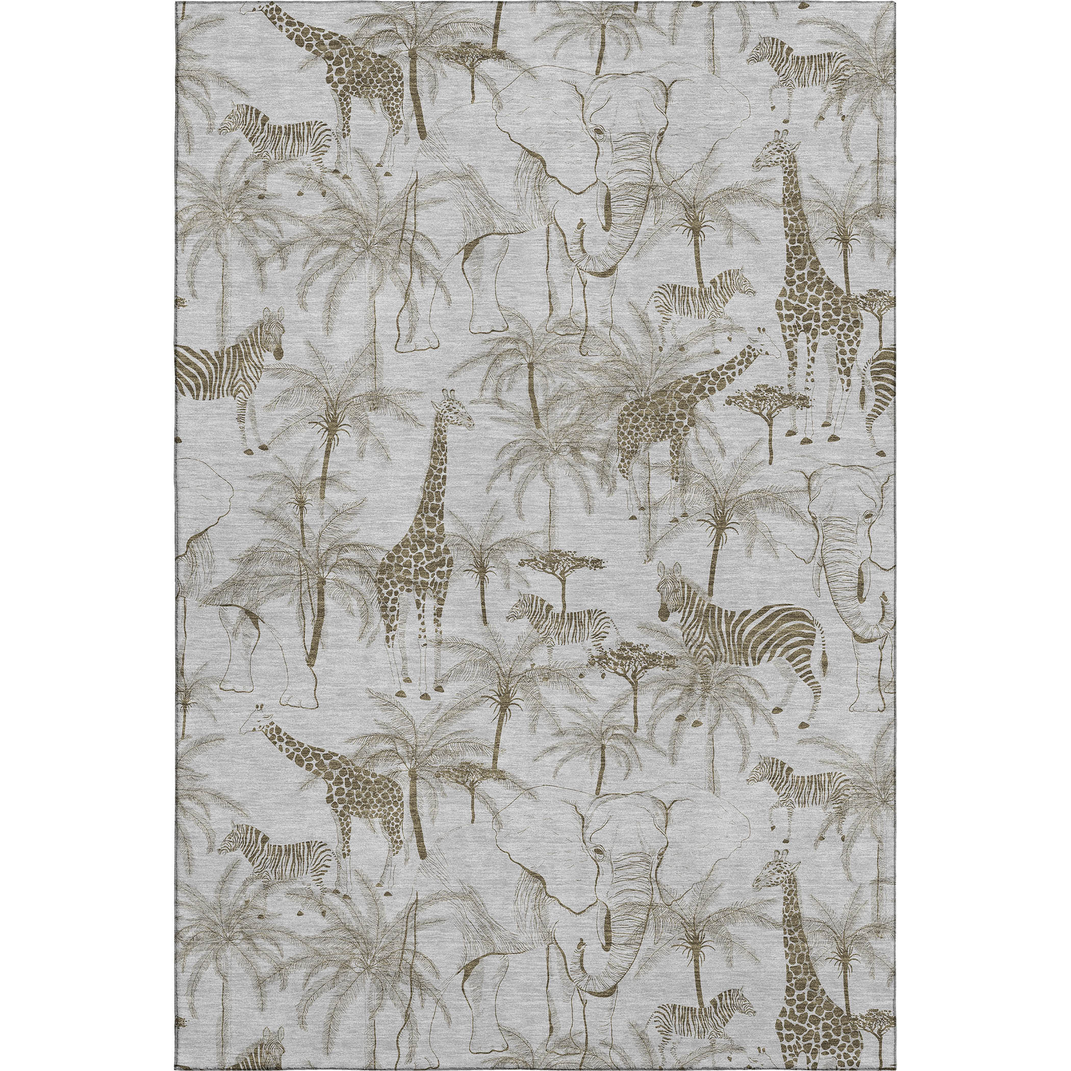 Addison Rugs Premium Machine Washable Mayfield AMF202 Fog Rug | Wayfair