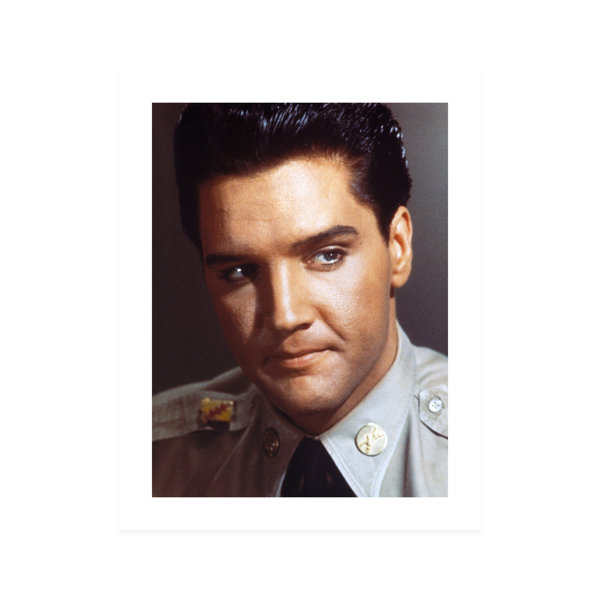 Globe Photos Entertainment Close-up Of Elvis Presley Looking Away On ...