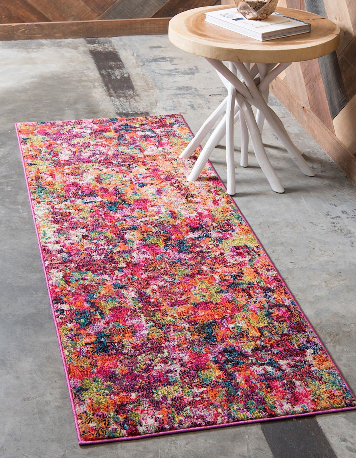 Bungalow Rose Geometric Red Rug | Wayfair