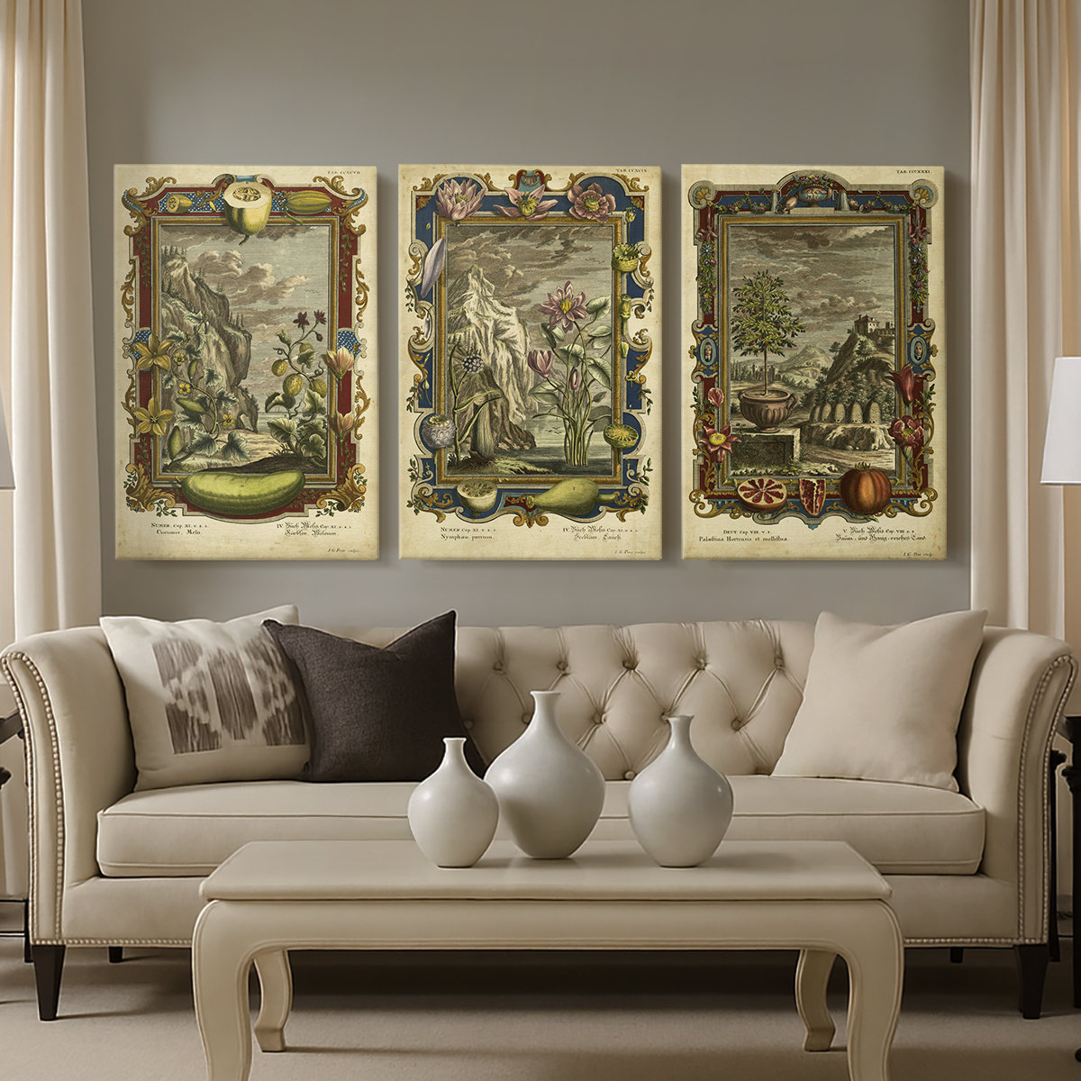 Darby Home Co Genesis Fruits I -Custom Wrapped Gallery Canvas - 3 ...