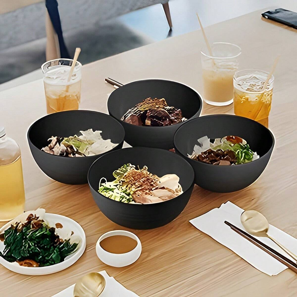 Hokku Designs 16 Tableware Set, Include Plates, Bowls And Cups, For ...