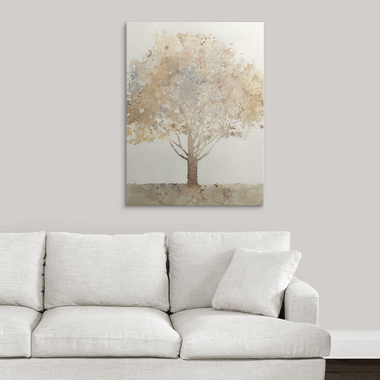 Great Big Canvas 'Chloe's Tree I' Megan Meagher Painting Print | Wayfair