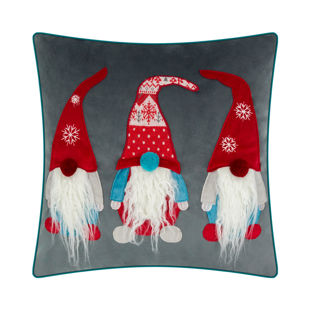 JWH Christmas Decor Christmas Santa Claus Throw Pillow Cover Elf ...