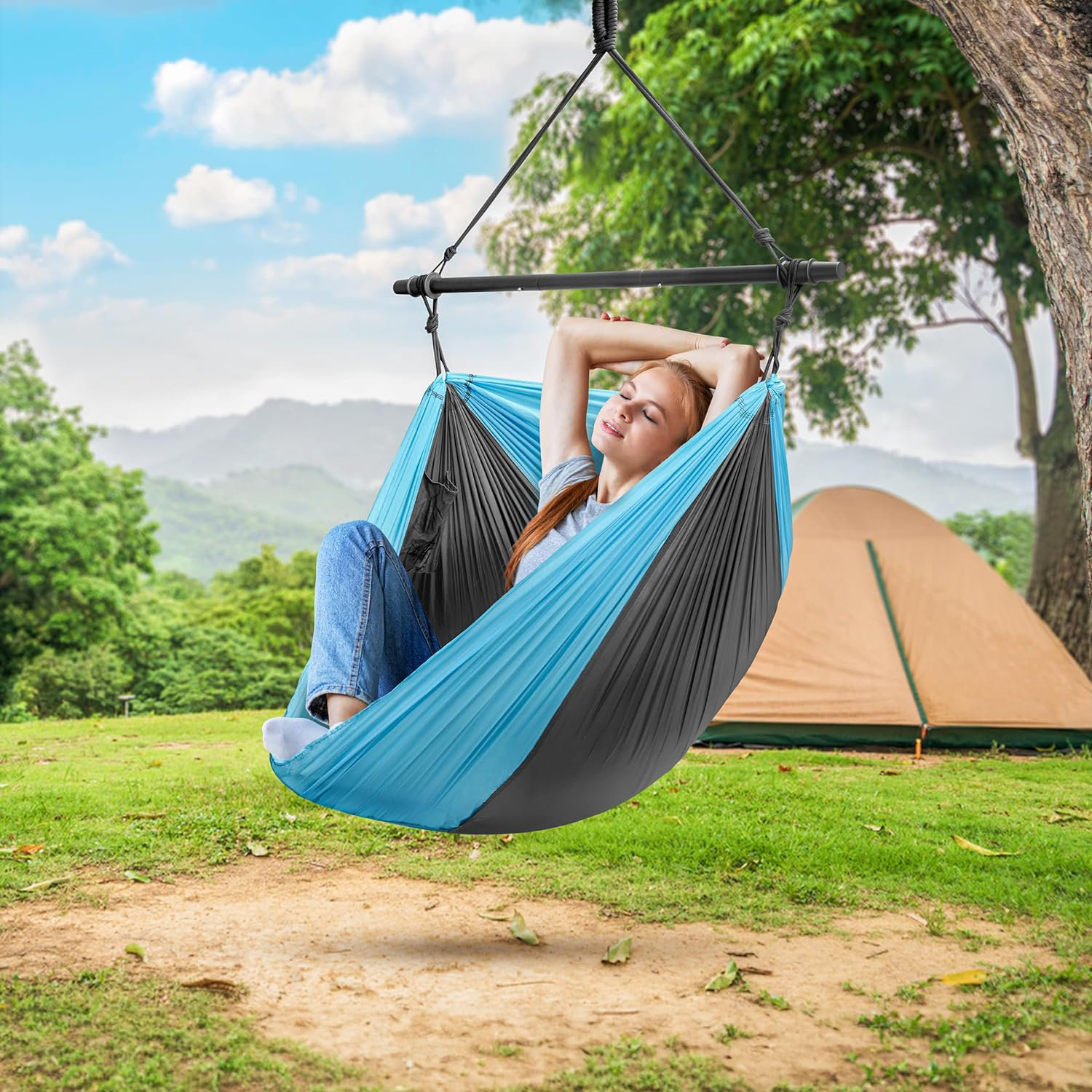 Sorbus 1-Person Hanging Hammock Chair Outdoor Swing | Wayfair