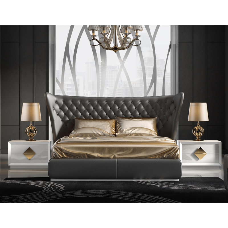 Hispania Home Klass Panel Bedroom Set | Wayfair