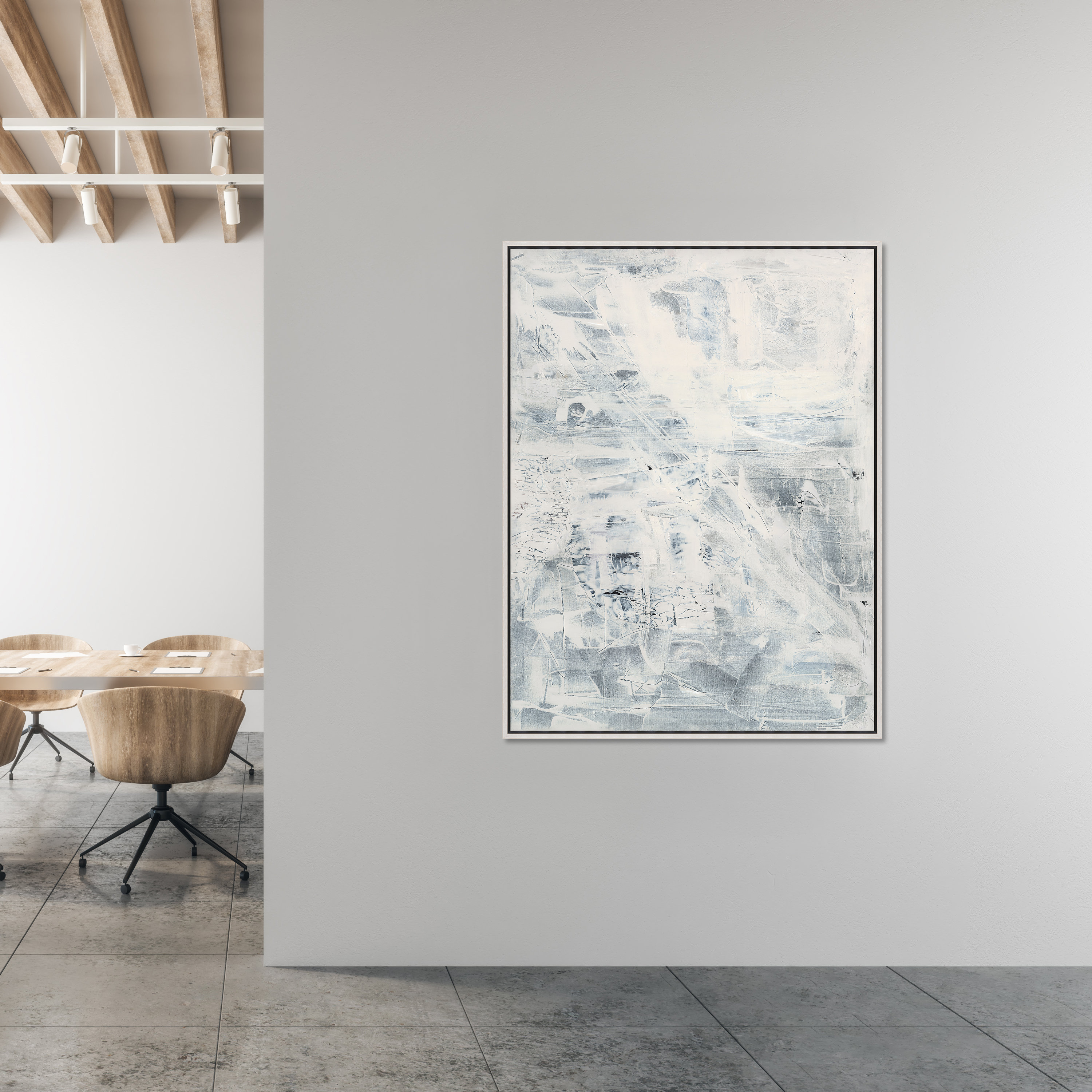 Chelsea Art Studio Here Again by Van Garret - Floater Frame Painting on ...