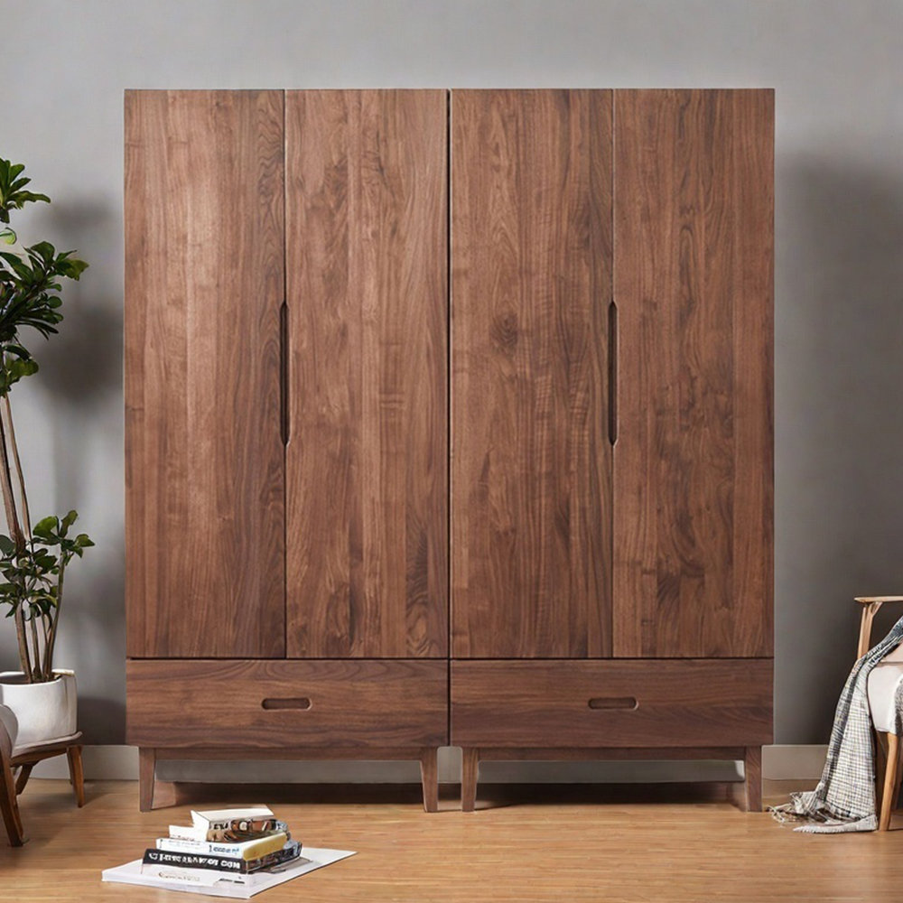 Parttlion American style light luxury simple bedroom wardrob | Wayfair