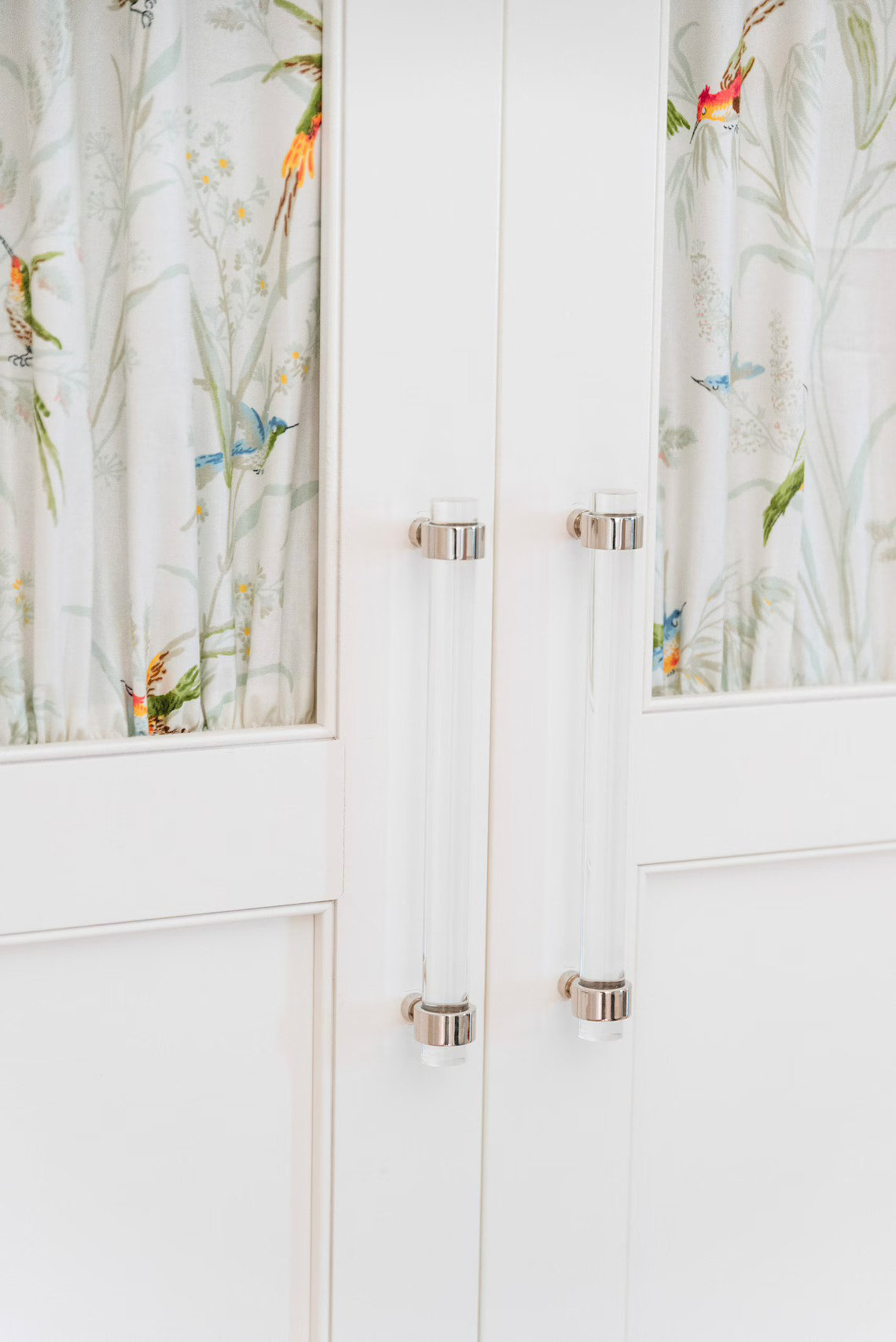 LuxHoldUps Lucite Crown Pull - Clear Lucite And Satin Nickel - Wayfair ...