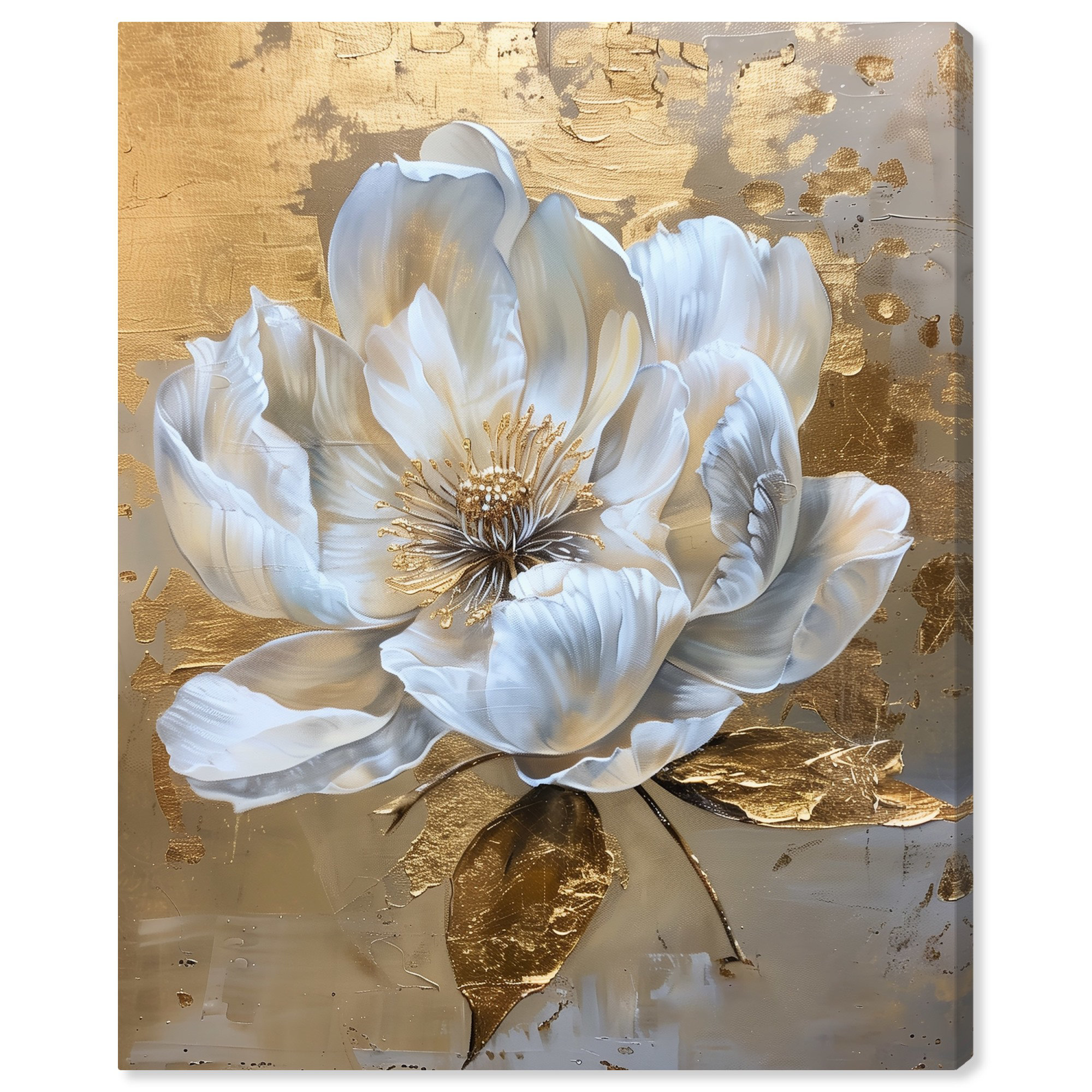 Art Remedy Athenas Flower Canvas Glamorous Feminine Wall Art by Art ...