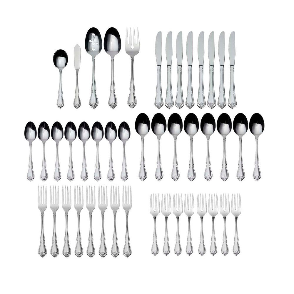 Oneida True Rose 45 Piece Everyday Flatware Set & Reviews | Wayfair