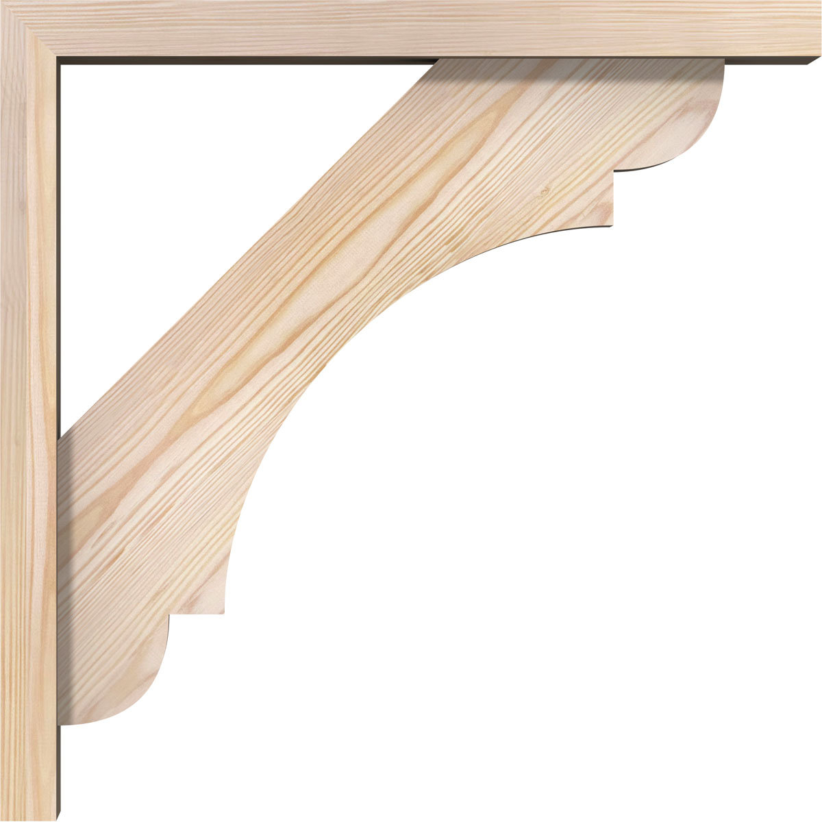 Ekena Millwork Olympic Block Bracket w/ Offset Brace & Reviews | Wayfair