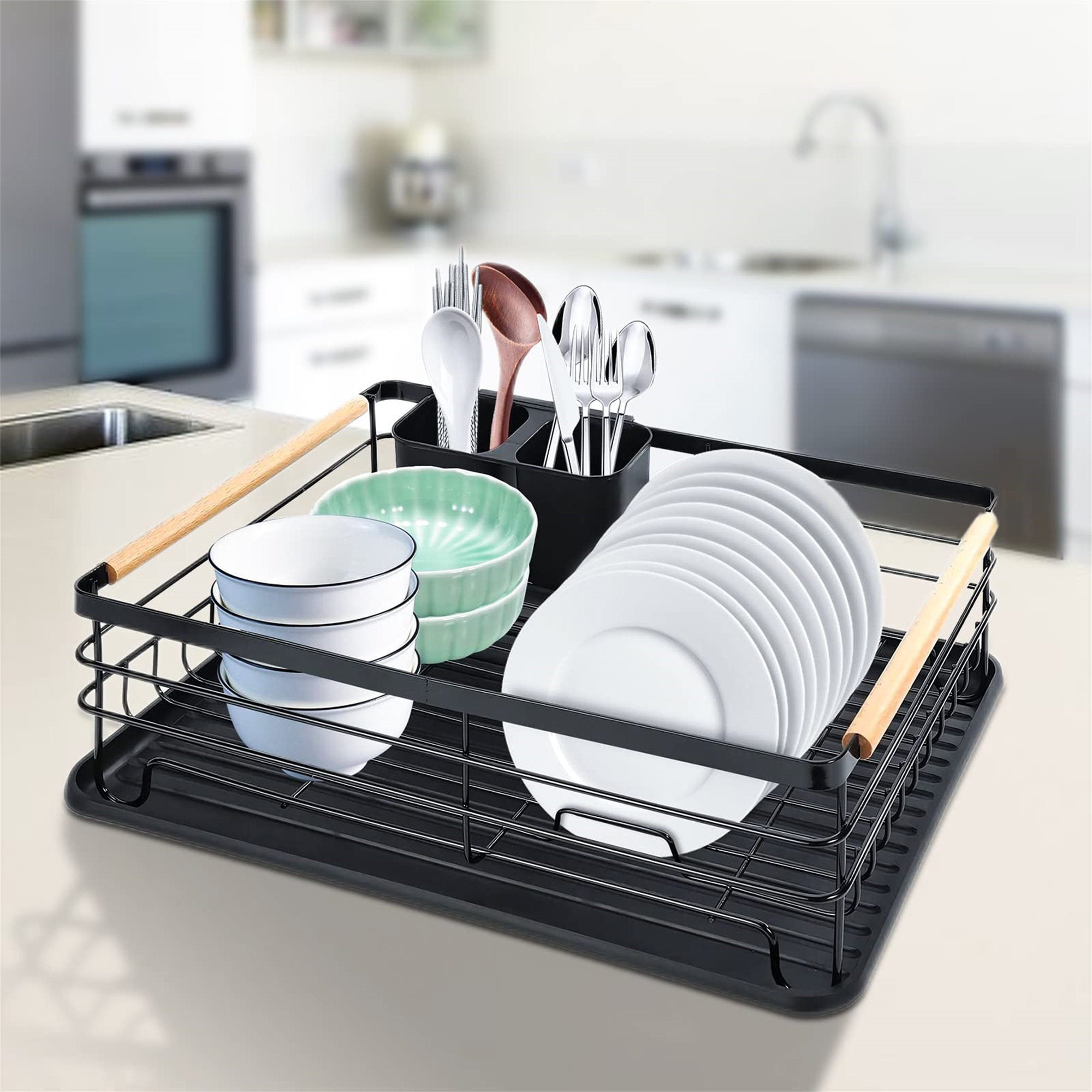 17 Stories Niamya Stainless Steel Dish Rack | Wayfair.co.uk