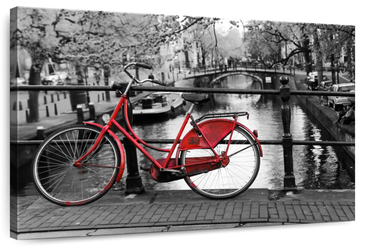 Ebern Designs Mehar Red Amsterdam Bicycle | Wayfair