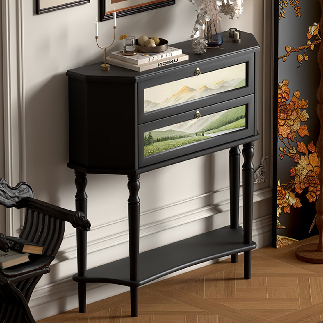 interanest Retro Elegant Art Console Table | Wayfair