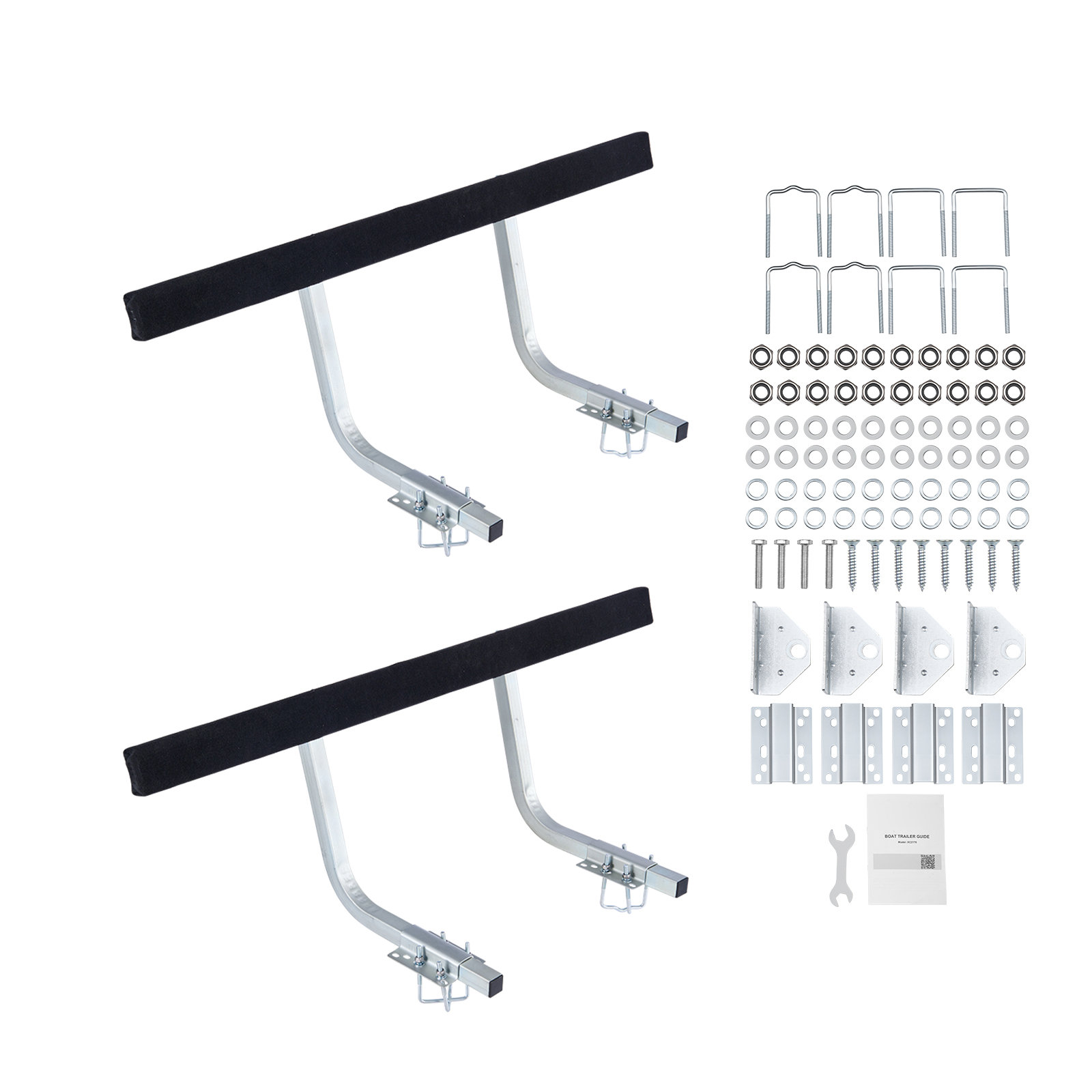 VEVOR Boat Trailer Guides, 16.7 in/18.7 in Height Adjustable Trailers ...