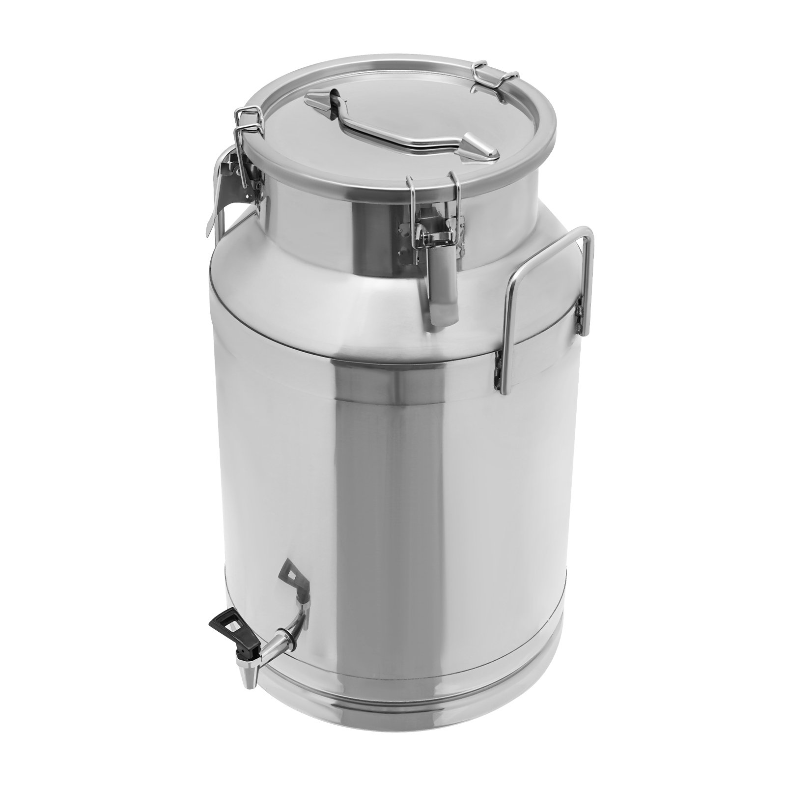 Prep & Savour Deshiya 10.57Gal Stainless Steel Milk Can Sealed Bucket ...
