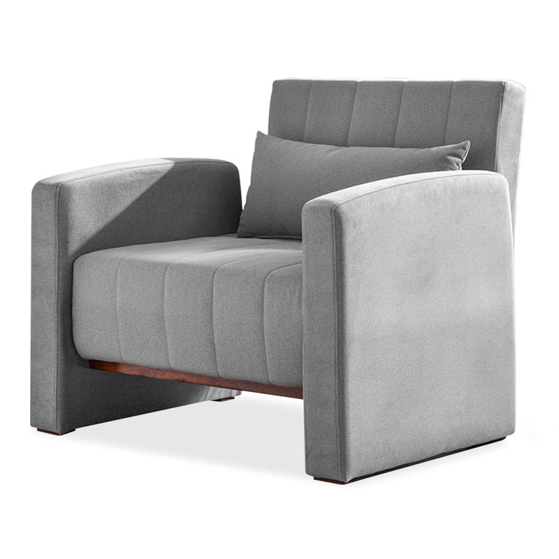 Ebern Designs 3-in-1 Convertible Adjustable Sleeper Chair Bed | Wayfair