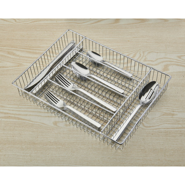 Ornative Flatware ANAKIN 18/0 Stainless Steel Silver 42 Pieces Flatware ...