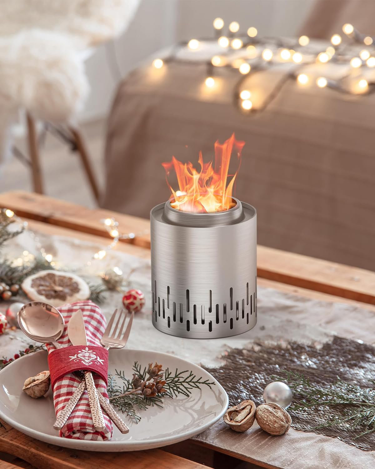 Rephen Metal Gel Fuel Outdoor Tabletop Fireplace | Wayfair