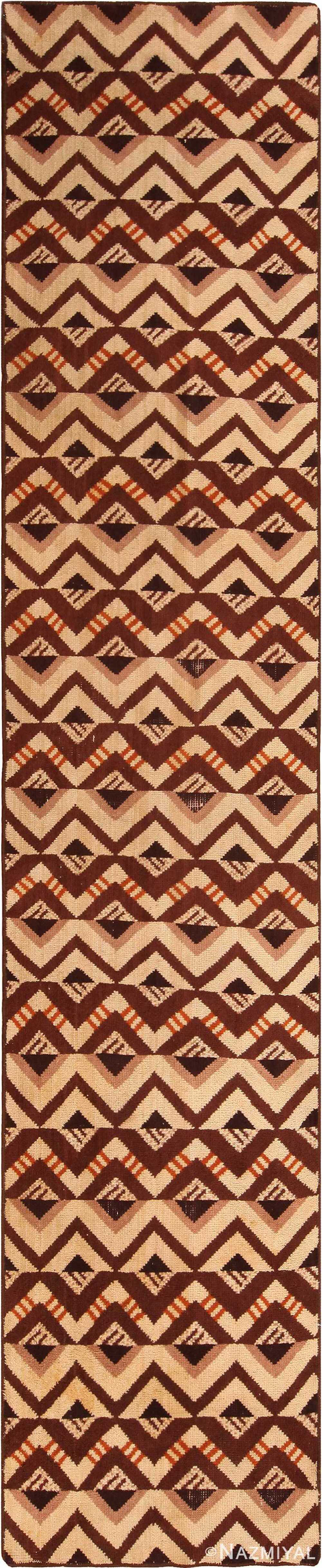Nazmiyal Collection Gorgeous Vintage French Art Deco Runner Rug ...
