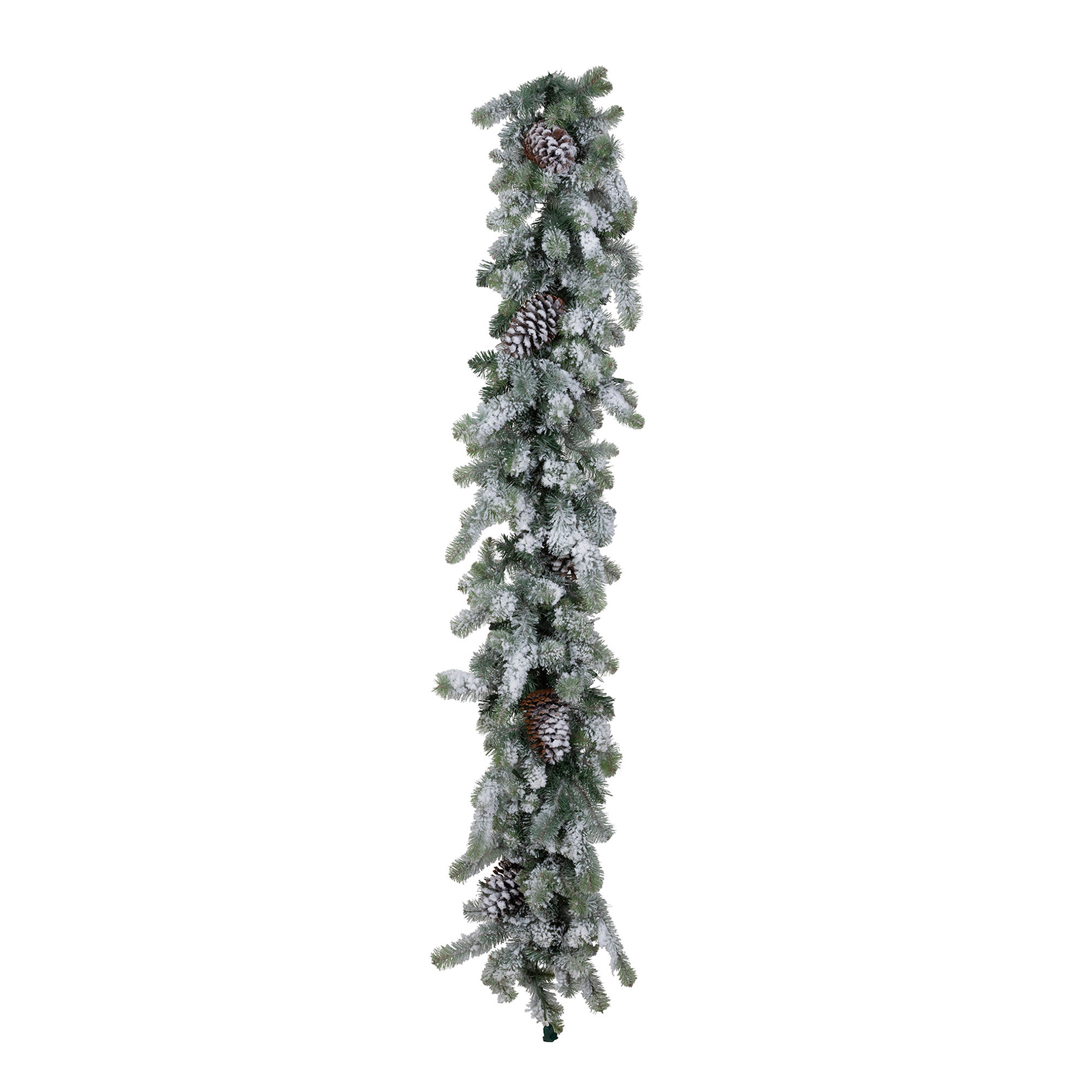 Park Hill Collection Blue Spruce Garland LED with Snow, 6' | Perigold