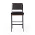 Birch Lane™ Popovich Upholstered Counter Stool with Metal Frame ...