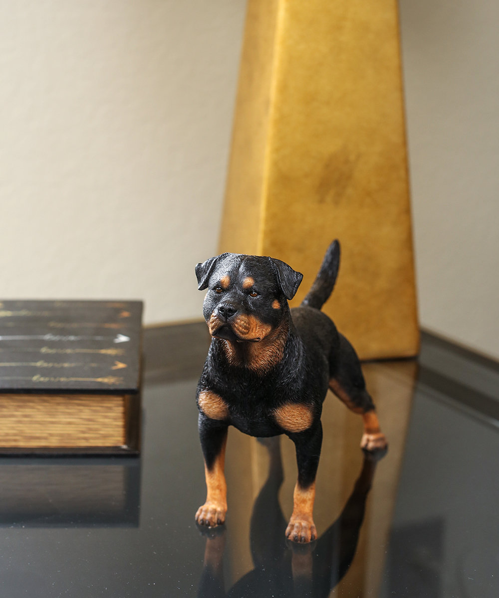 Winston Porter Monmouth Rottweiler Figurine | Wayfair
