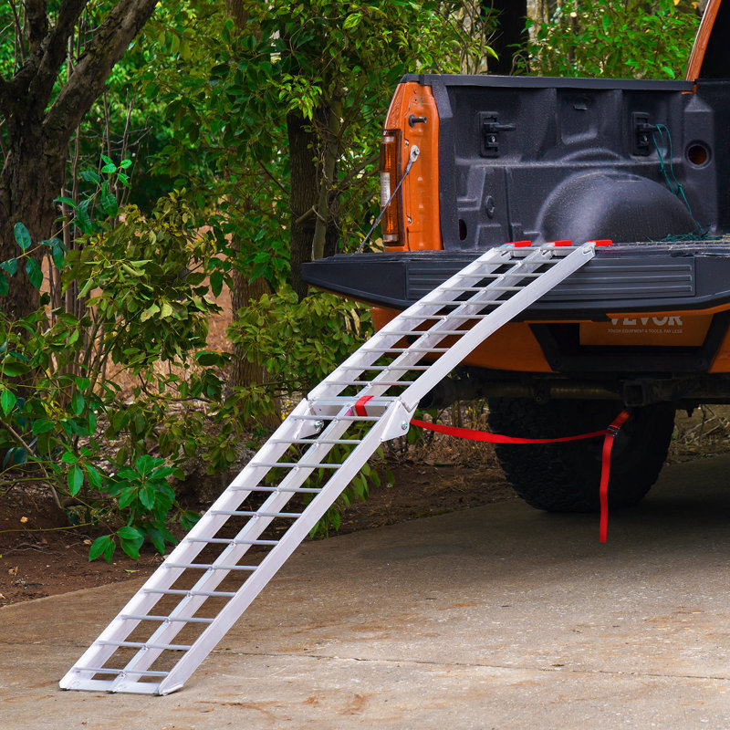 VEVOR Aluminum Foldable 2'' L Van And SUV Ramp | Wayfair