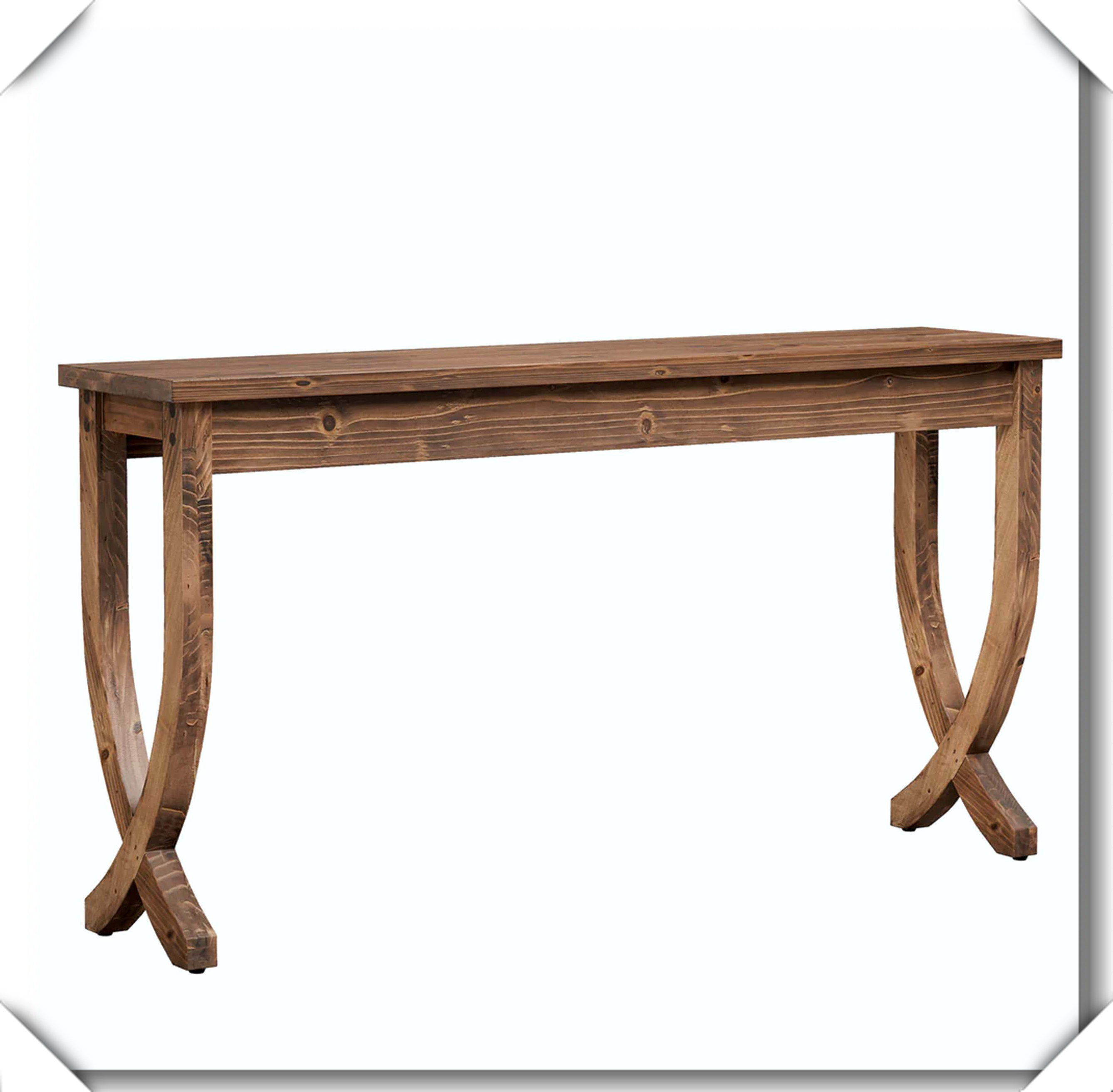 August Grove® Rustic Entryway Table Stable On Any Surface Design | Wayfair