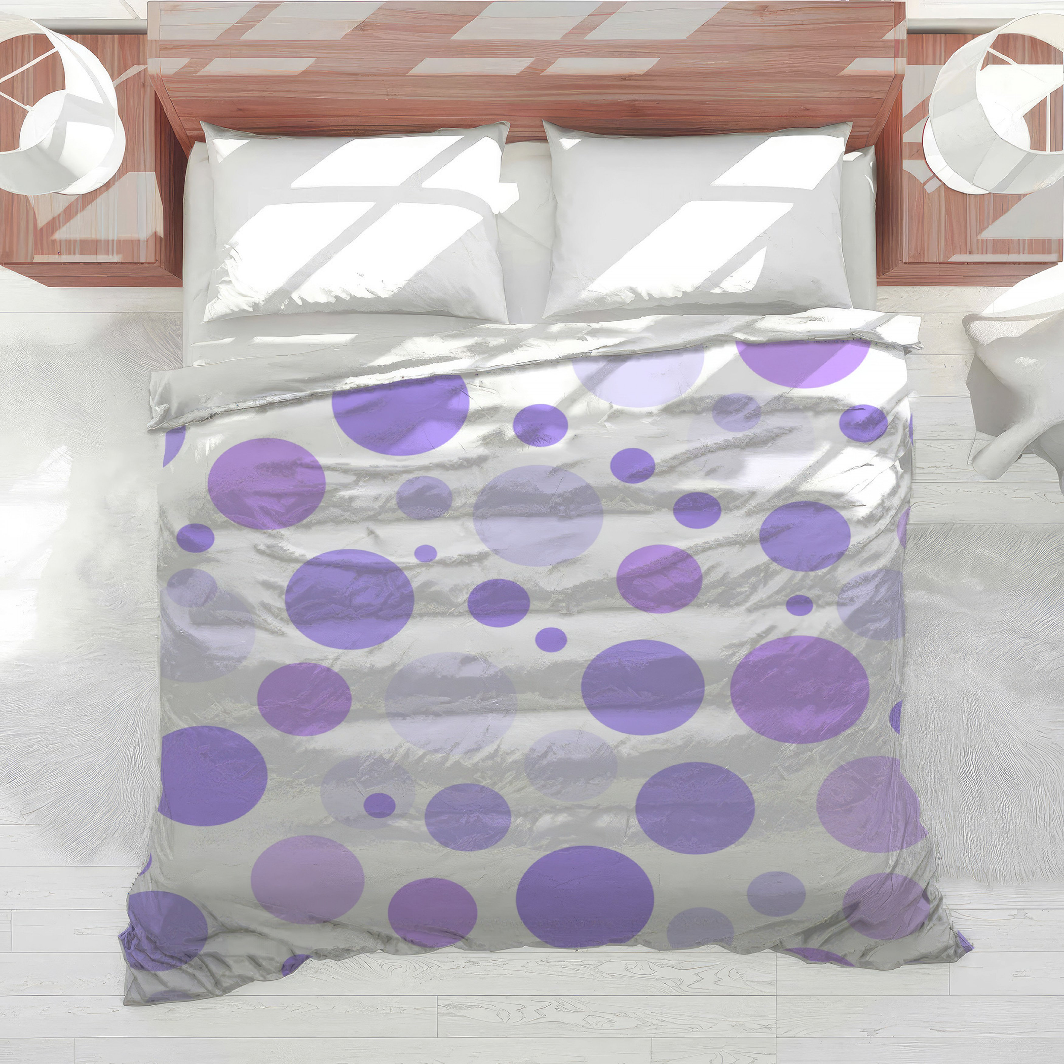 VisionDecor Polka Dots Bedding Pattern Comforter Minimalist | Wayfair