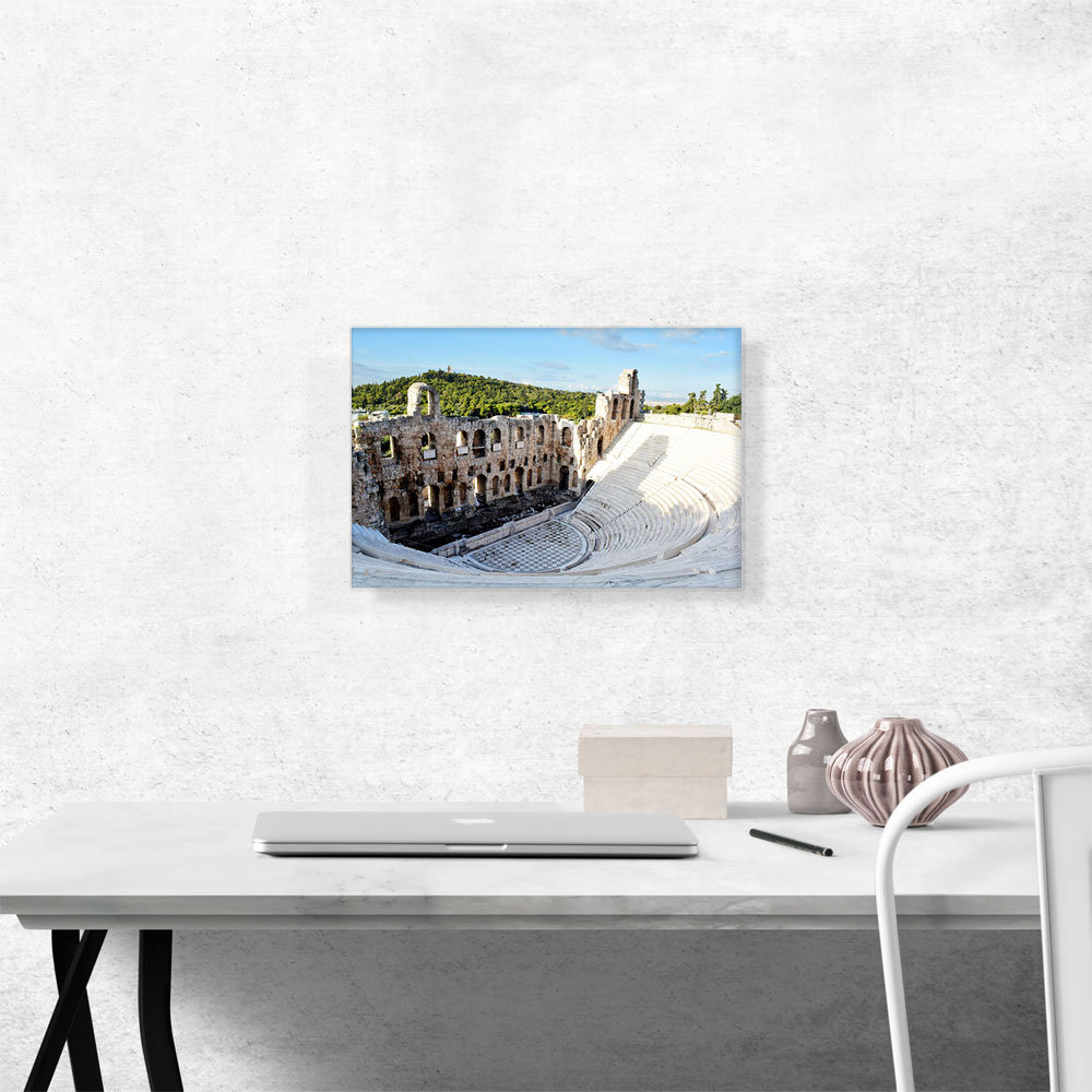 ARTCANVAS Odeon of Herodes Atticus Greek Theater - Wrapped Canvas ...