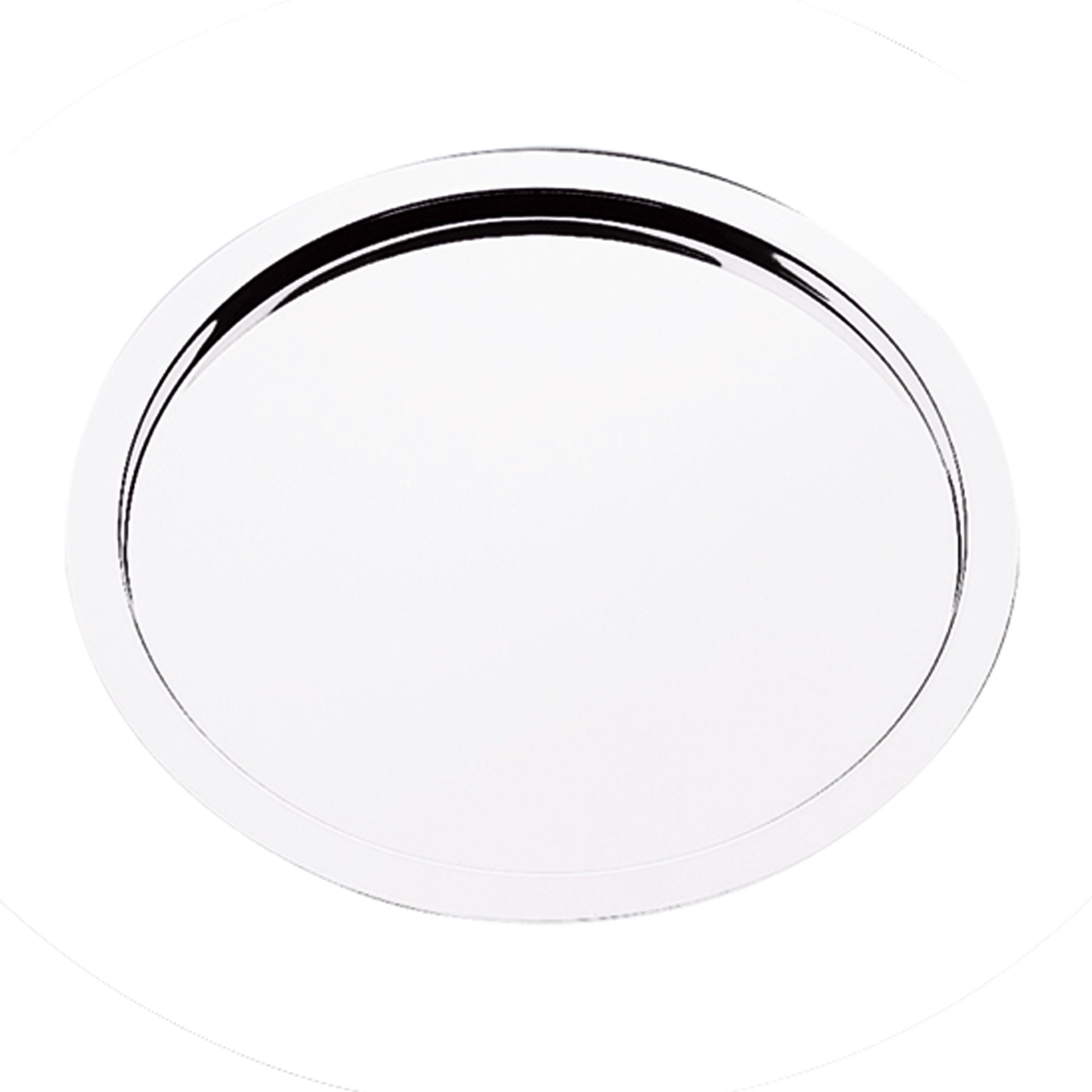 MEPRA Giotto Round Serving Tray - 10.66" - 1 Unit - Stainless Steel ...