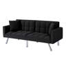 Wrought Studio™ 74" Futon Sofa Bed in Classic Style With Separate ...