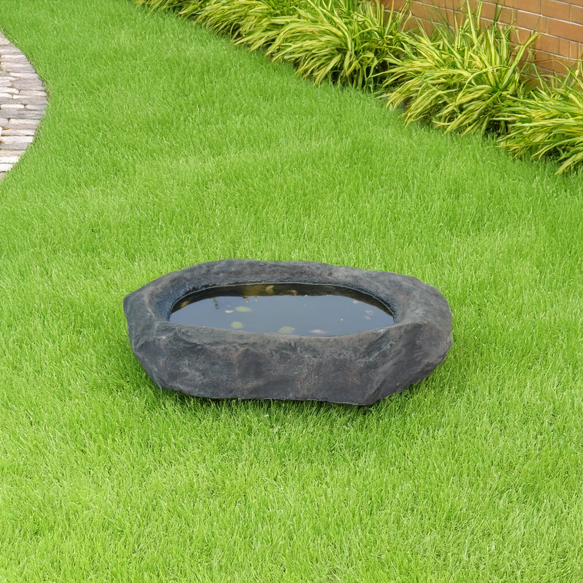 One Allium Way® Huge Decorative Outdoor Weather Resistant Faux Stone ...